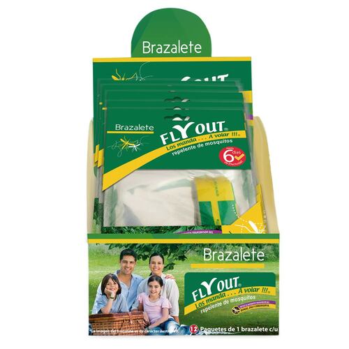 Fly Out Repelente de Insectos Brazalete