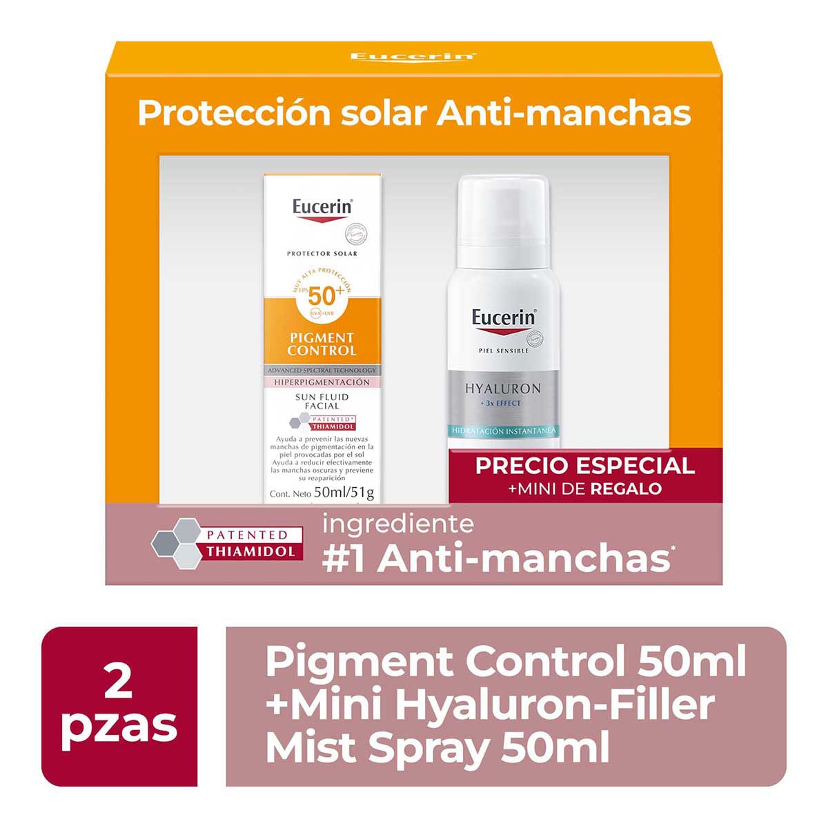 Eucerin Pack Sun Ap Control 50Ml + Mist Spray 50 Ml Summer