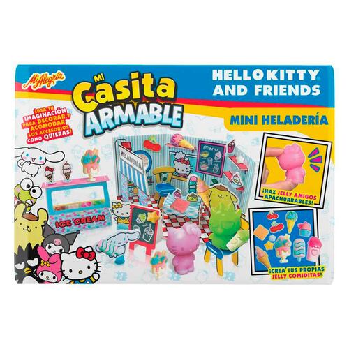 Hello Kitty Cinnamoroll Casita Armable de Carton 2517 Mi Alegría