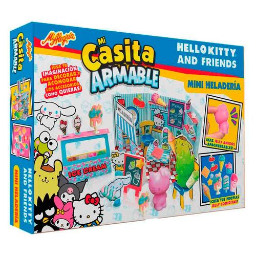 Hello Kitty Cinnamoroll Casita Armable de Carton 2517 Mi Alegría