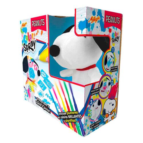 Peluche Snoopy Color Spray 2550 Mi Alegría