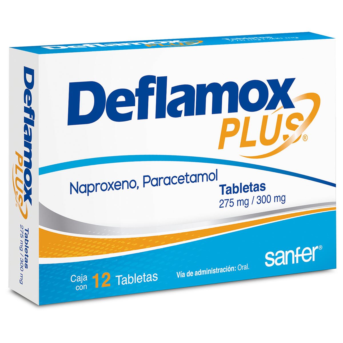 Deflamox plus 275/300 mg tab 12