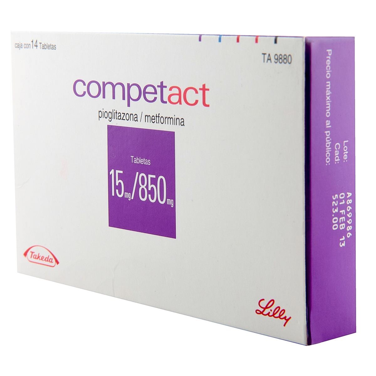 Competact t 14 15mg/850mg