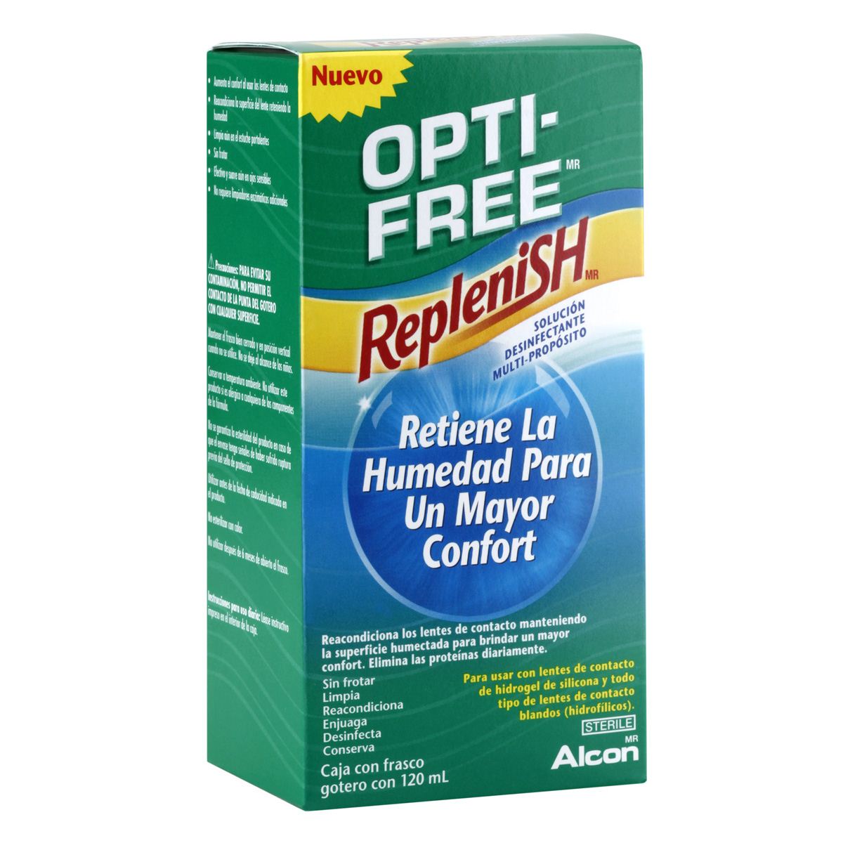 Solución Opti Free Replenish 120 ml
