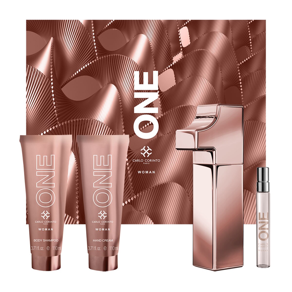 Estuche para Mujer Carlo Corinto One Woman EDP 100ml + Body Shampoo ...