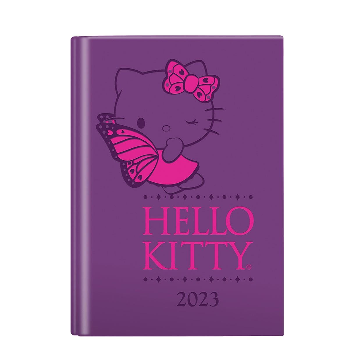 Agenda diaria hello kitty morada