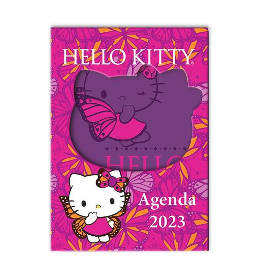 Agenda diaria hello kitty morada