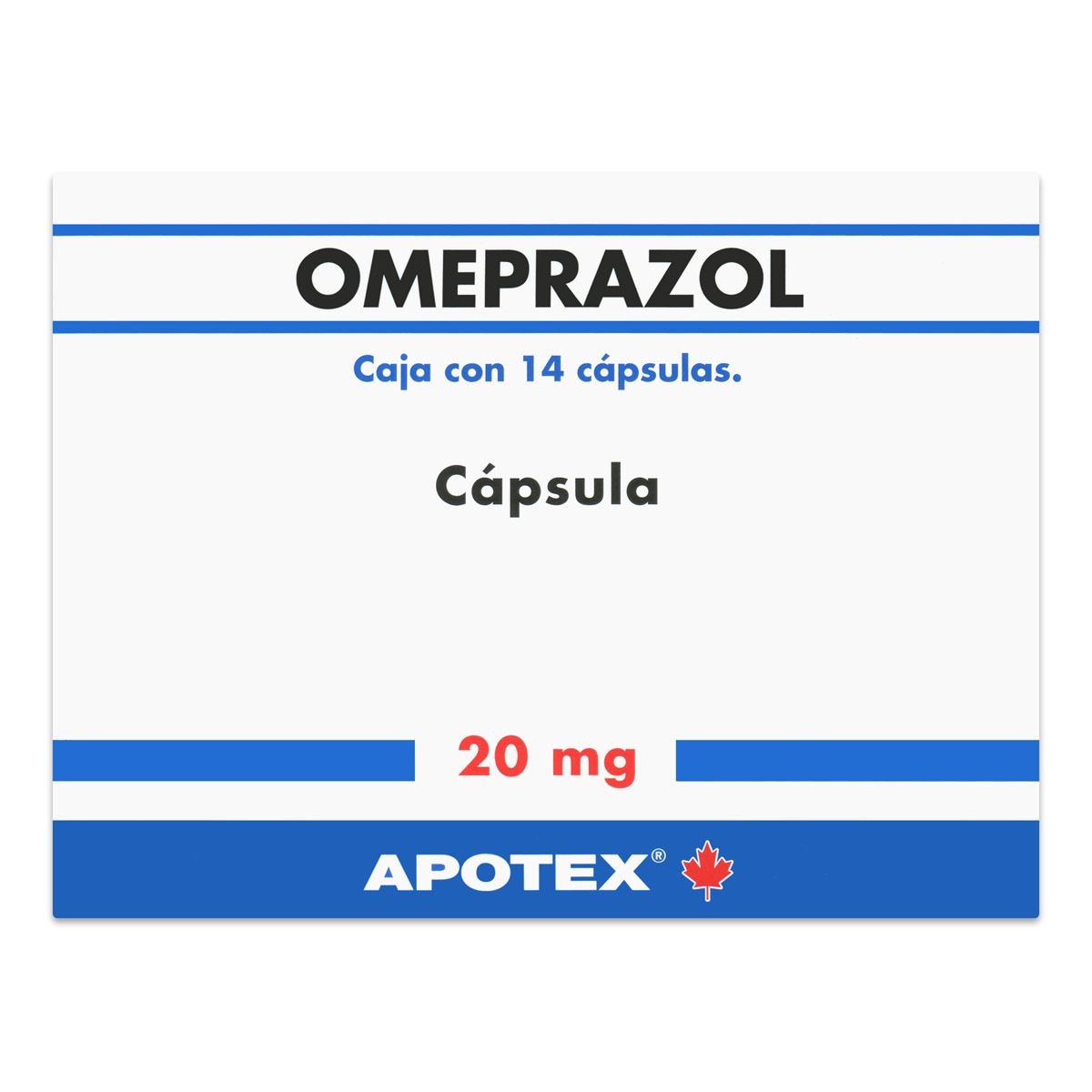 Omeprazol caja /blister 14 cápsulas 20 mg