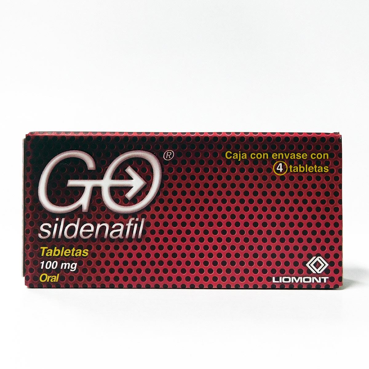 GO 100mg TABLETAS CAJA CON 4 TAB
