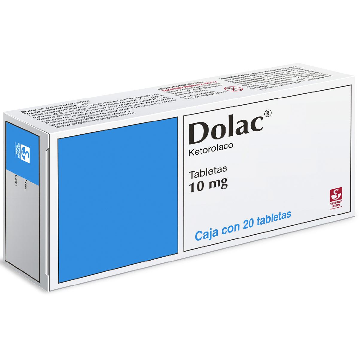 DOLAC 10MG TAB 20