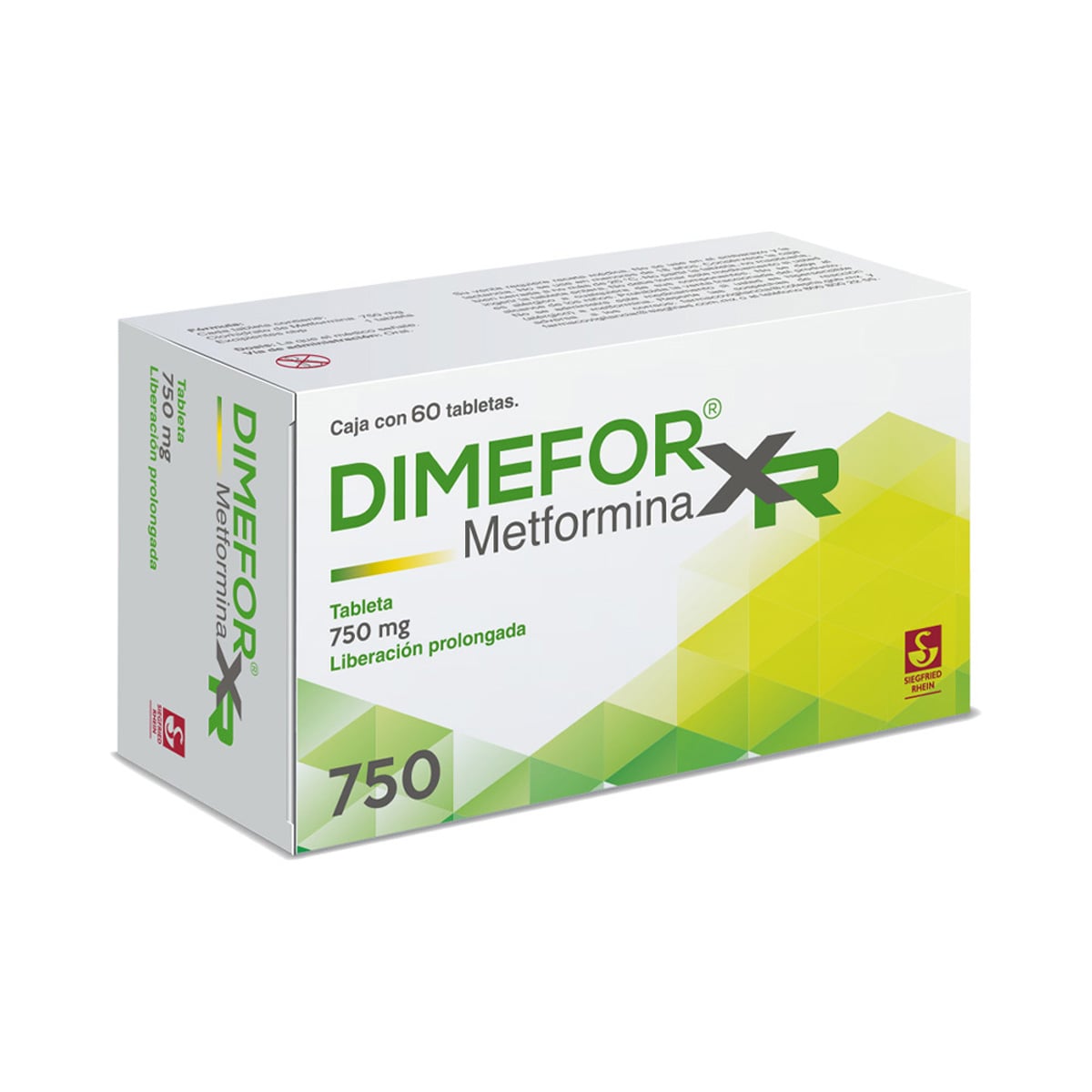 Dimefor xr 750mg lib prol tab 60 n