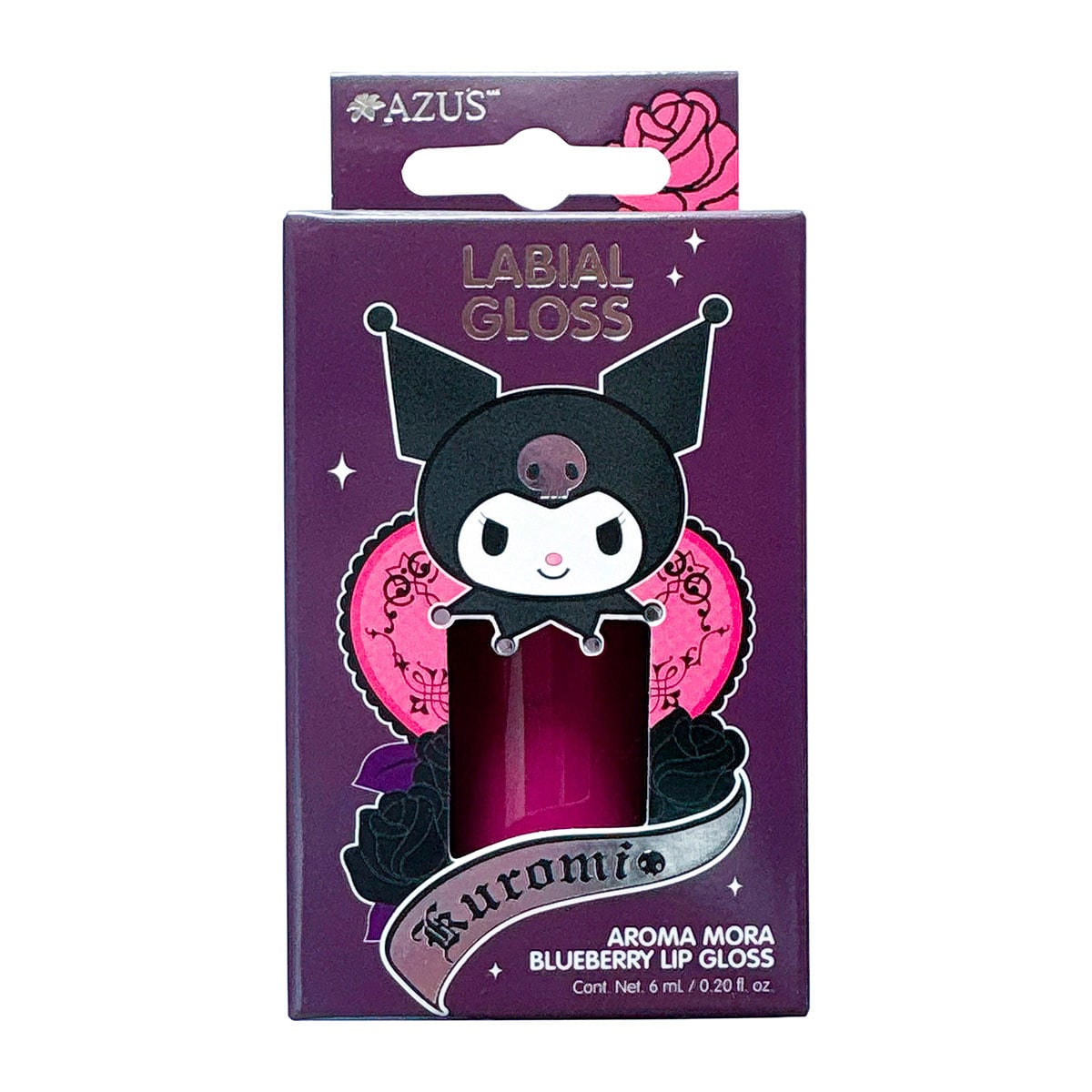 Labial Lip Gloss Kuromi Berry Cute Azus
