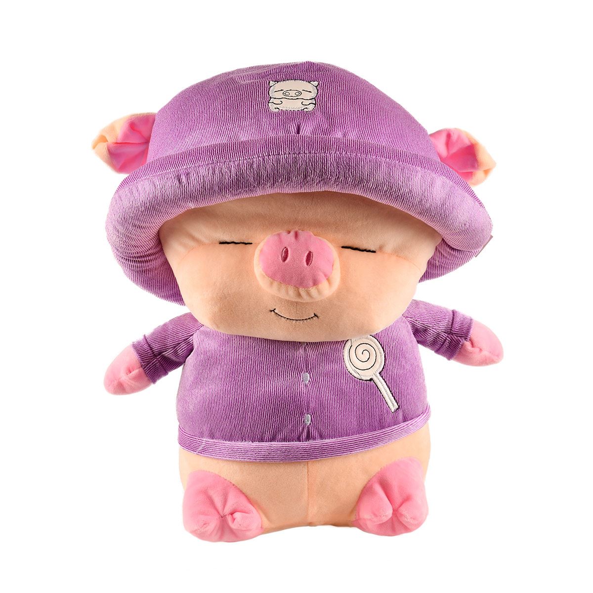 Cerdito con sombrero 3 colores 42 cm