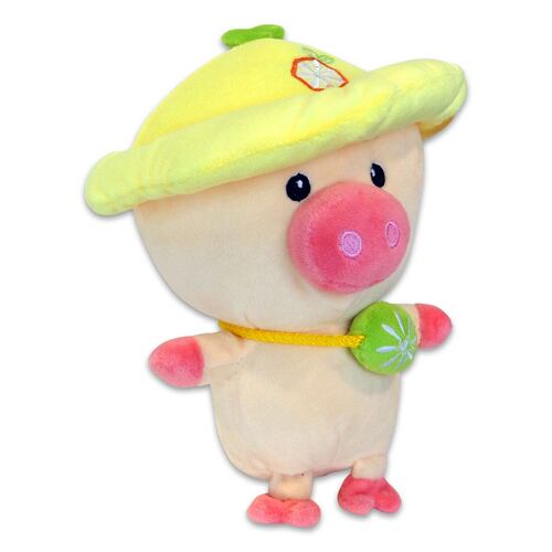 21 cm Cerdito Con Sombrero
