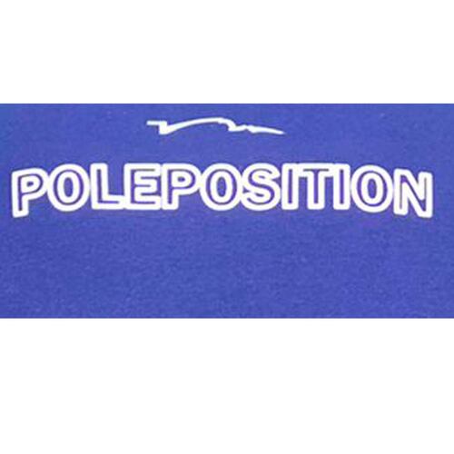 Playera tipo polo Pole Position azul MD