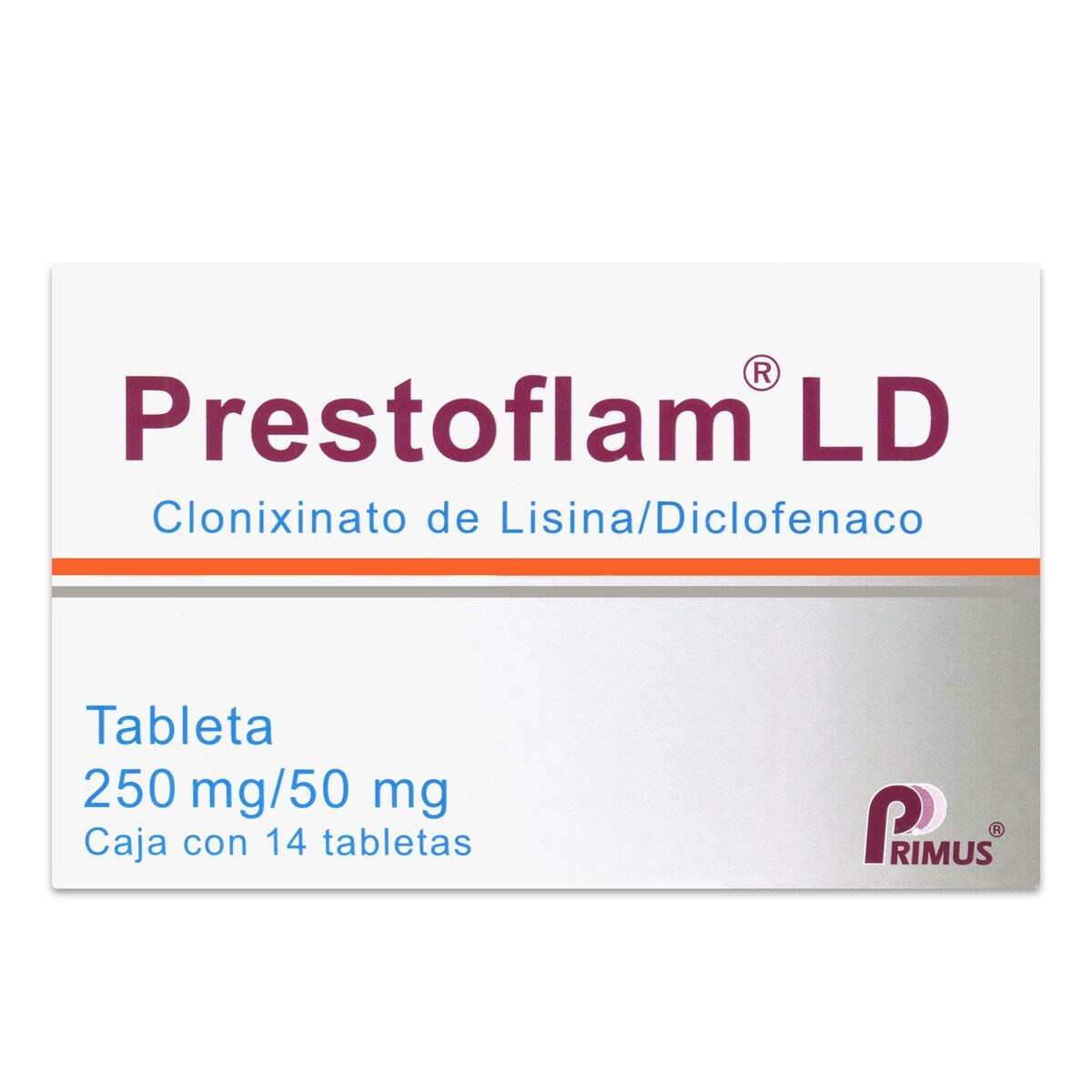 Prestoflam Ld 250 / 50 Mg 14 Tab