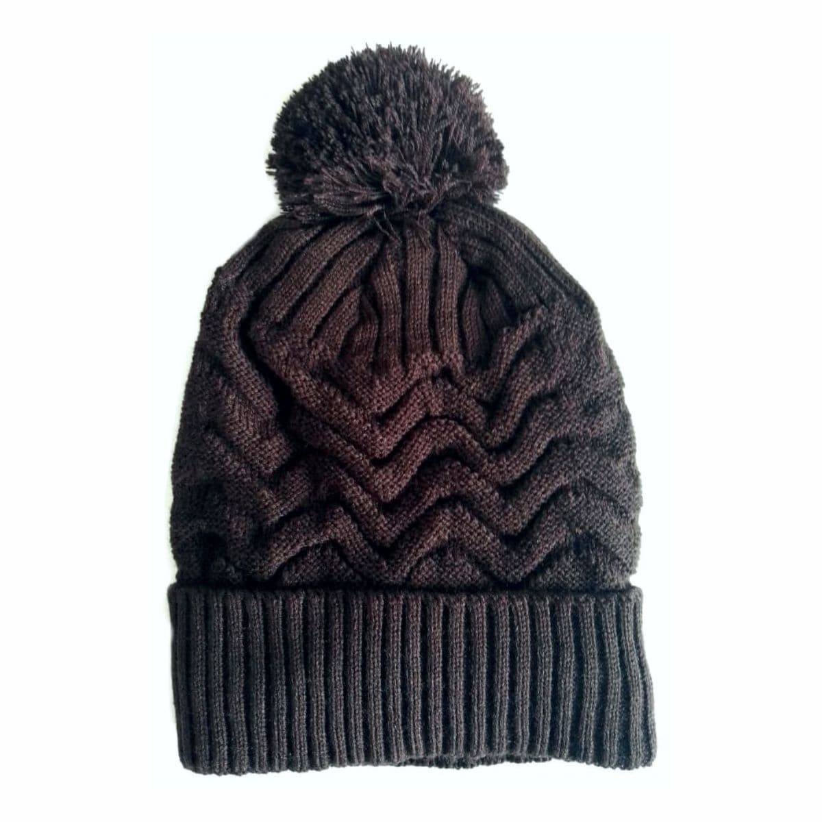 Gorro Tejido Rombos Con Forro Complementos para Hombre