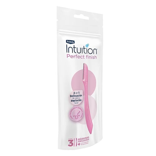 Schick Intuition Perfilador Perfect Finish 3 pz