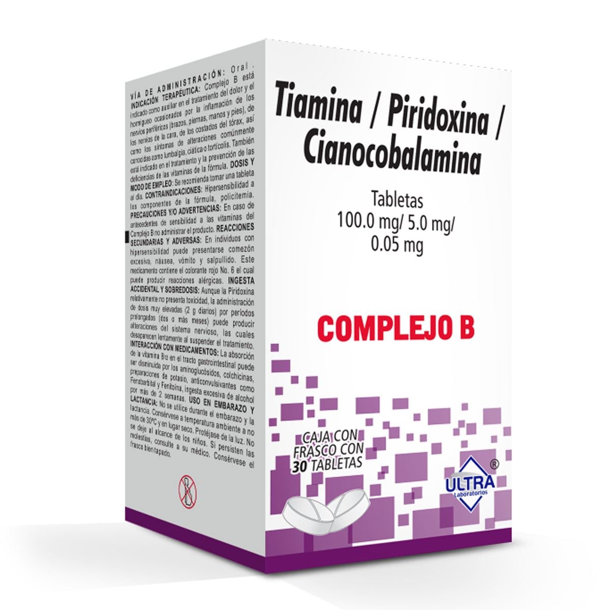 TIAMINA PIRIDO C/ANOCOB TAB30 LGEN