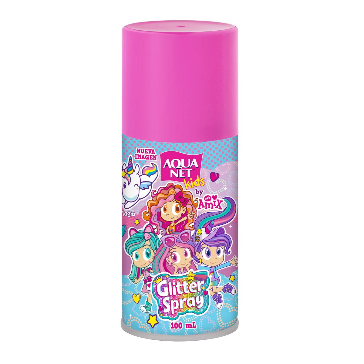 Fijador Gliter Spray 100 ml Aqua Net