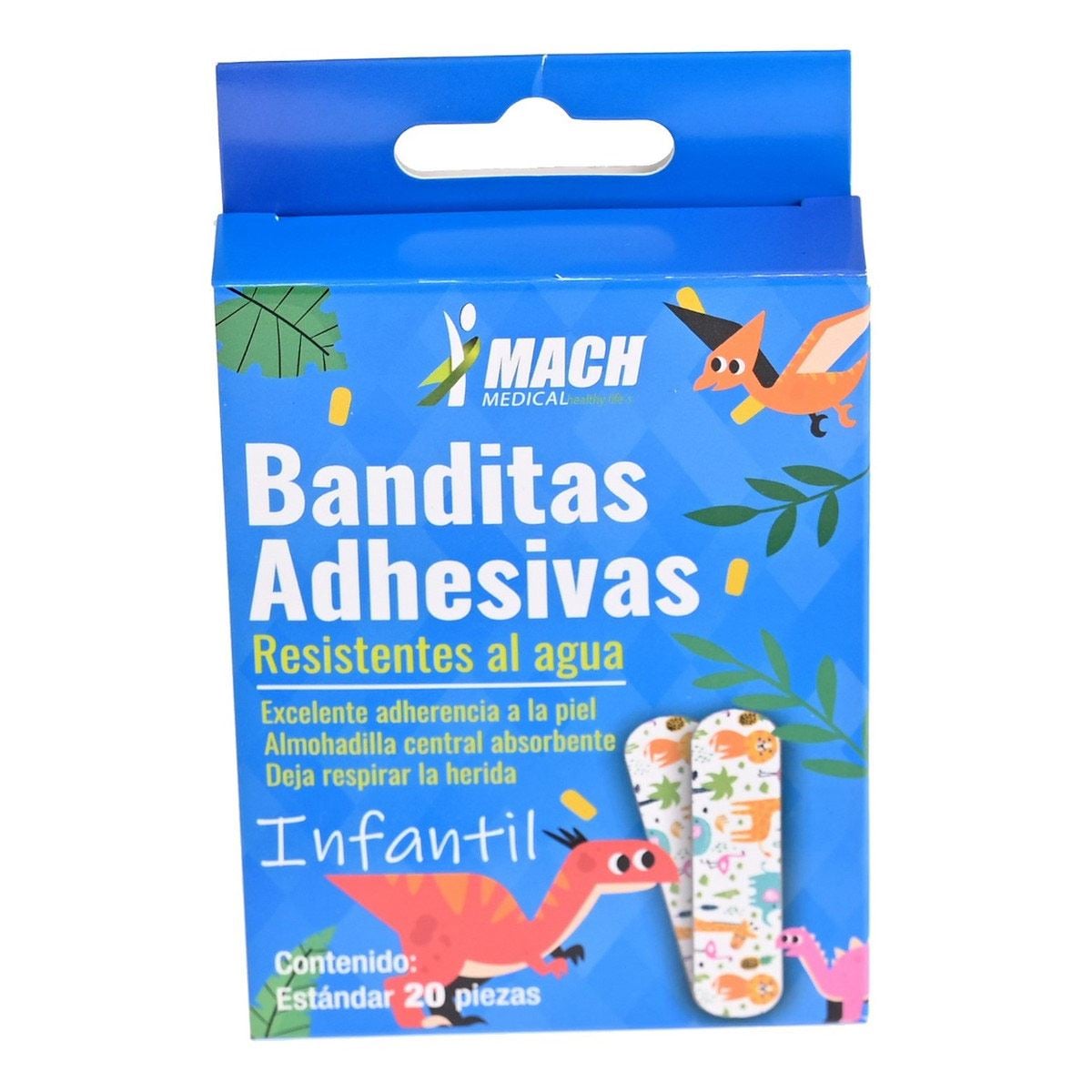 Banditas Adhesivas Infantil 20Pz Machmedical