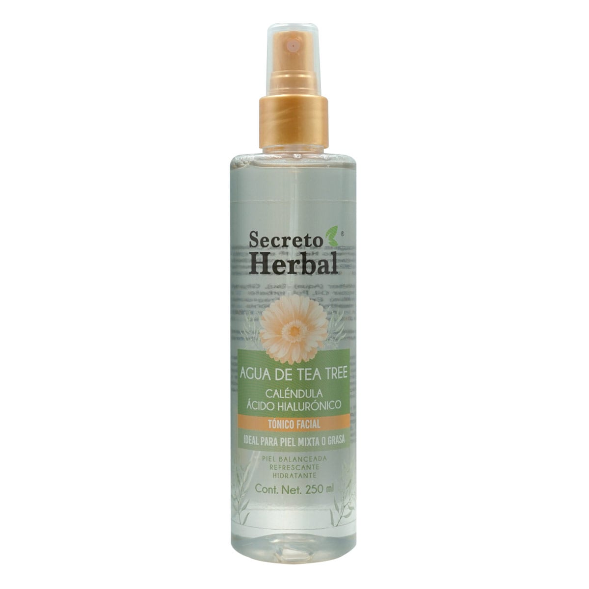 Tónico Facial Tea Tree Calendula 250 ml Secreto Herbal