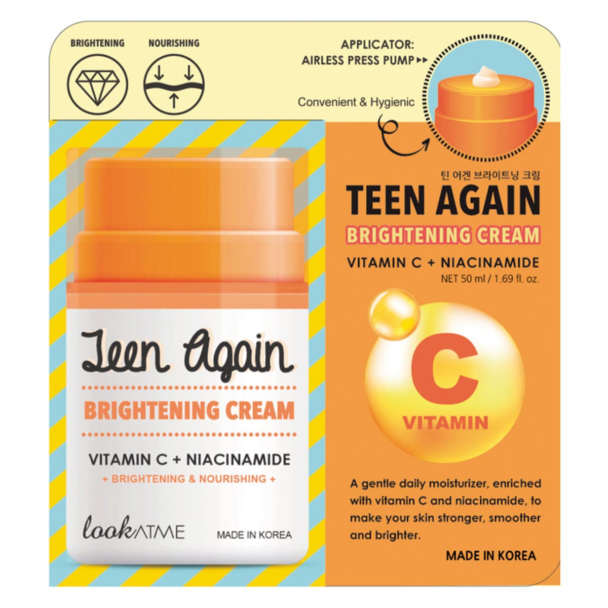 Crema Facial Iluminadora Teen Again