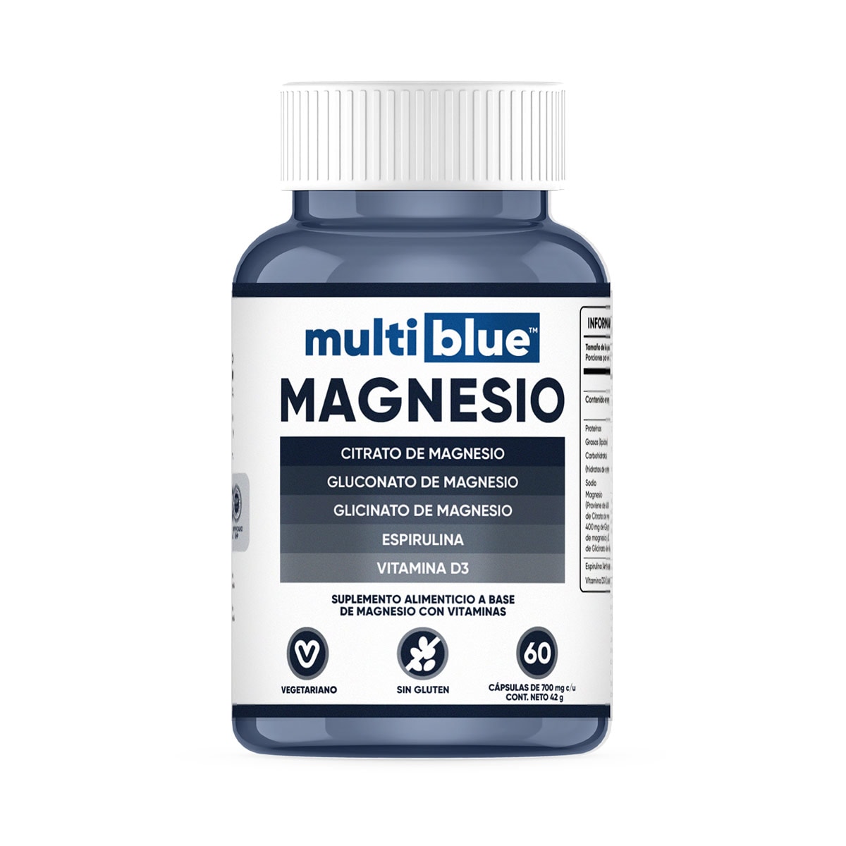 Magnesio 60 Cápsulas Multiblue