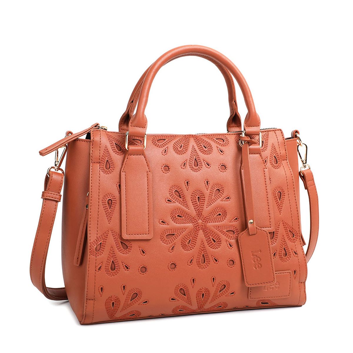 Bolsa Bowling Camel Para Mujer Lee
