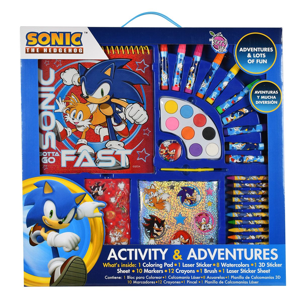 Set de arte y actividades sonic Berry Hip
