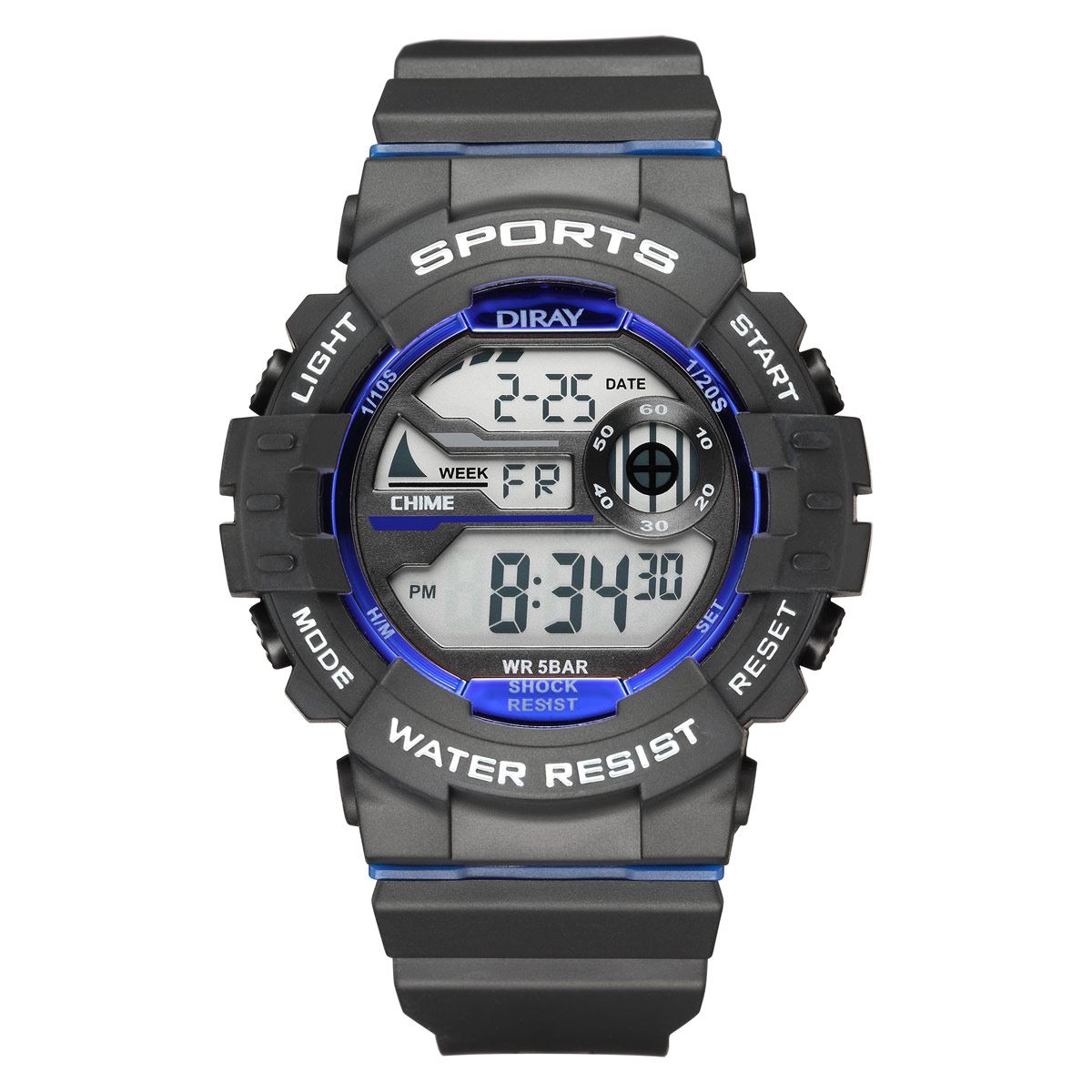 Reloj Deportivo para hombre Diray DR2149G4 Negro
