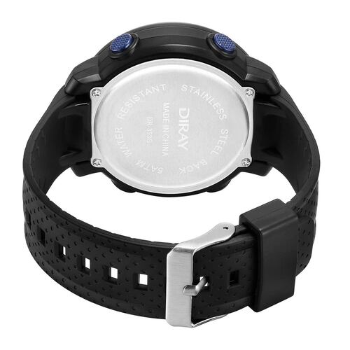 Reloj de Pulsera Diray Negro para Caballero