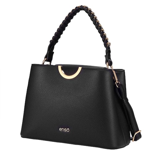 Satchel Enso Color Negro para Mujer