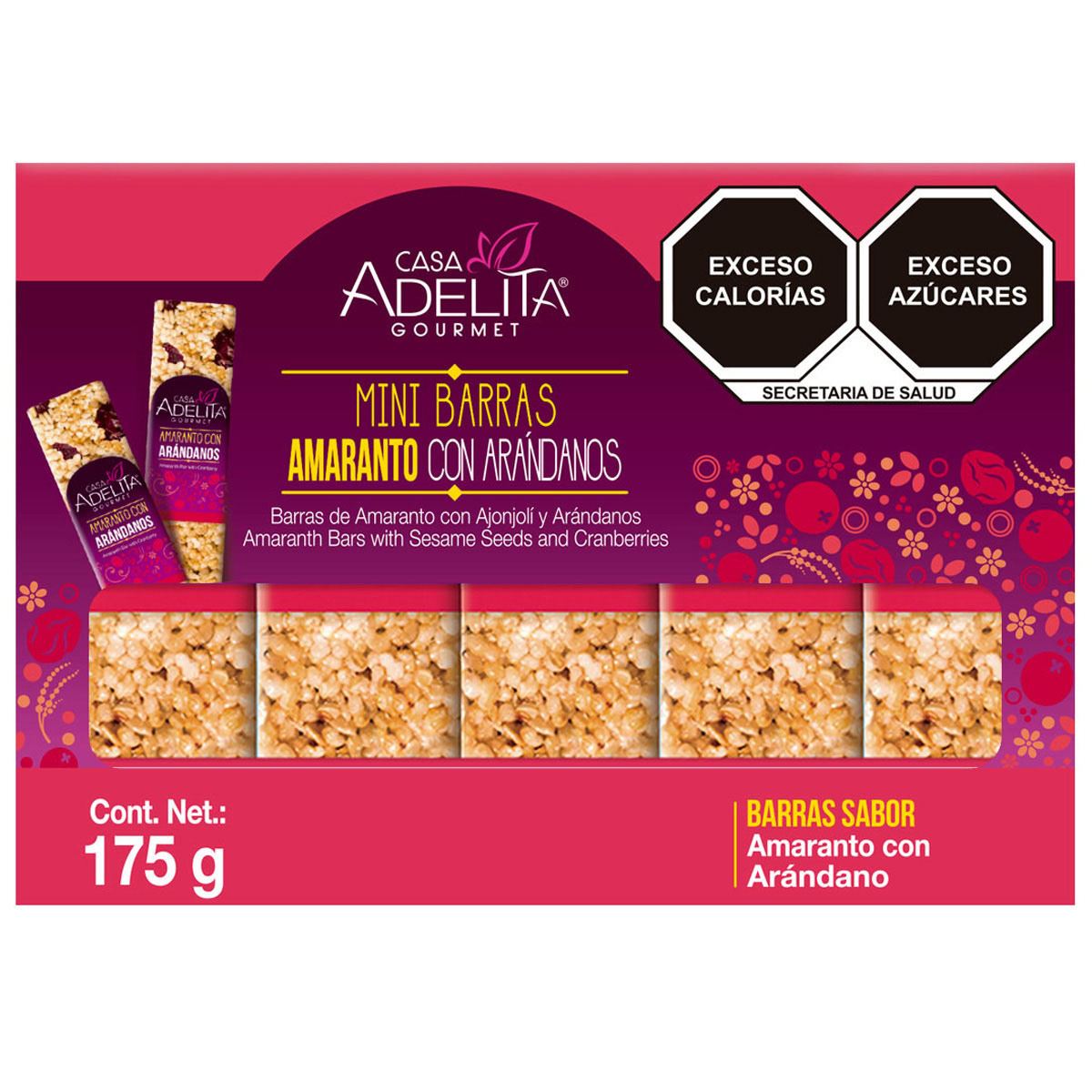 Mini Barra Amaranto Con Arandano 175 Gr.