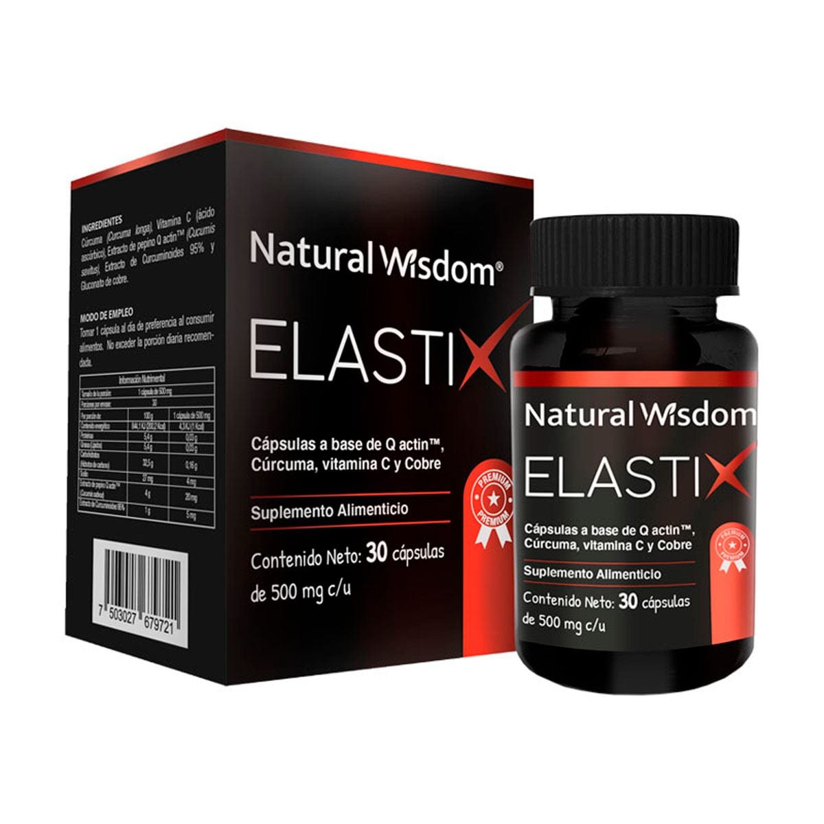 Elastix 30 caps Natural Wisdom