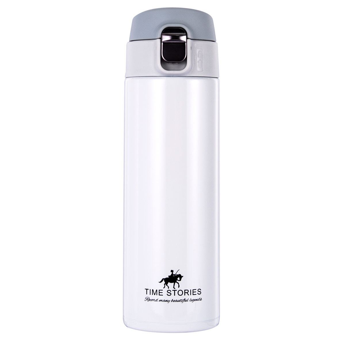 Termo acero inoxidable blanco modelo TERACERBLAN