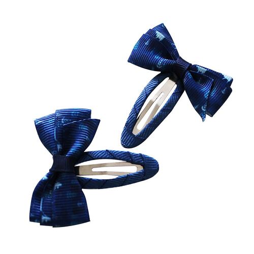 Set Frozen De Disney 2 Clips Con Moño Para Cabello