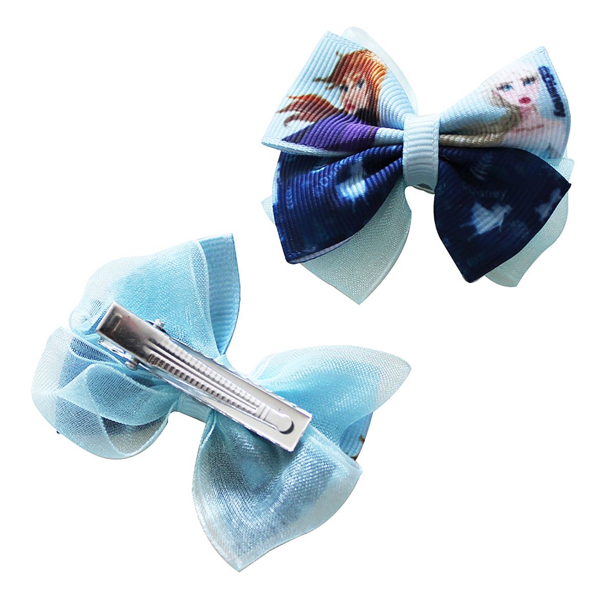 Set Frozen De Disney 2 Moños Para Cabello