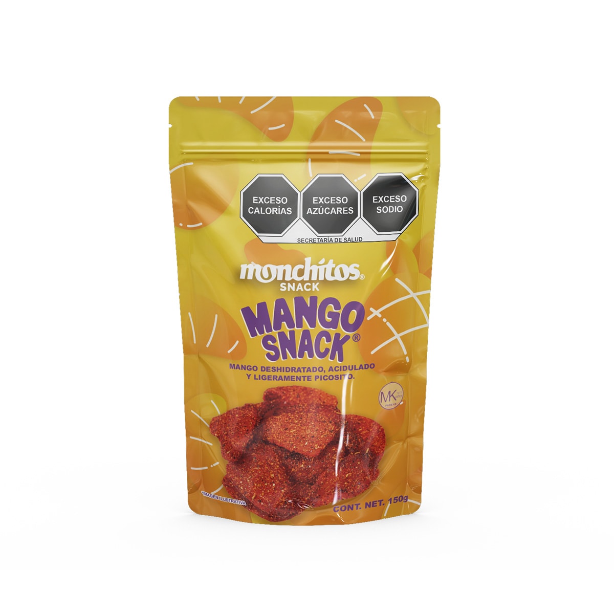Mango Deshidratado Picosito 150 g Monchitos Snack