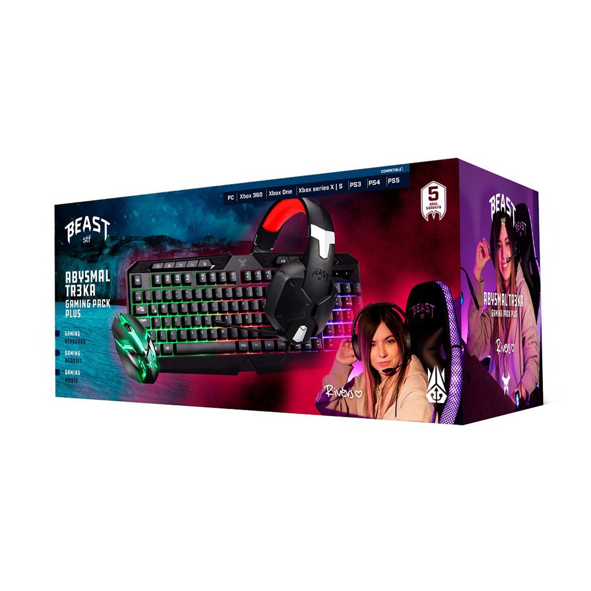 Combo Gamer 3-1 STF Abysmal TR3KA pack plus