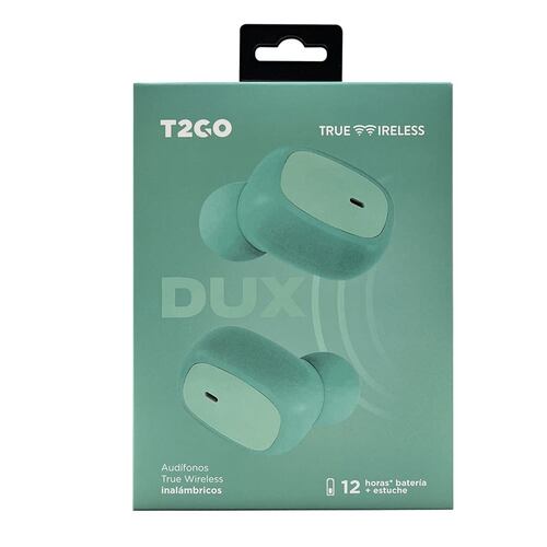 Audífonos Tech 2 Go Dux True Wireless Menta