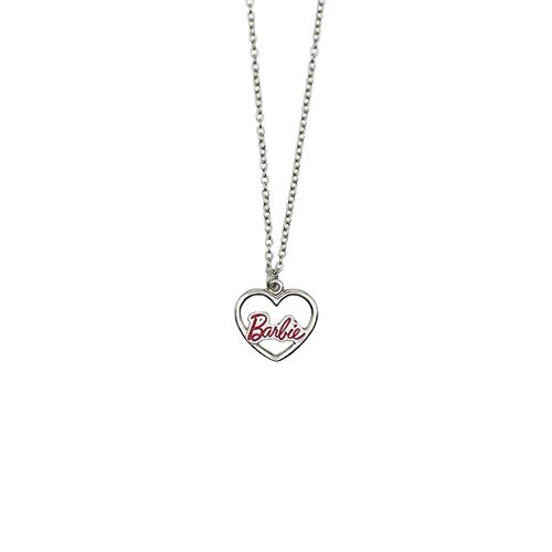 Collar Corazón Letras Rosas Barbie