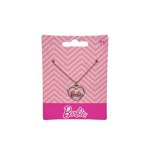 Collar Corazón Letras Rosas Barbie
