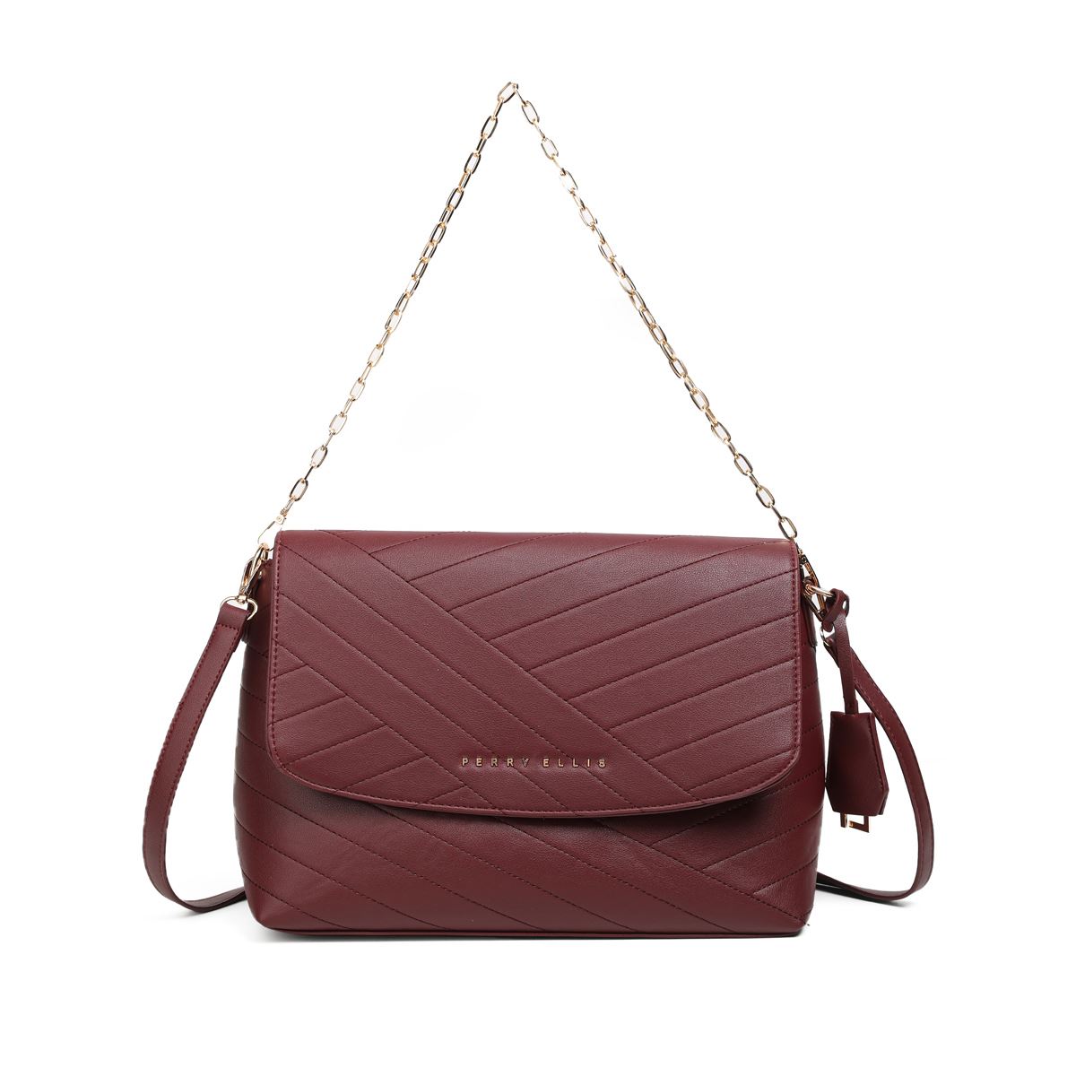 Bolso Crossbody Perry Ellis Uva para Mujer