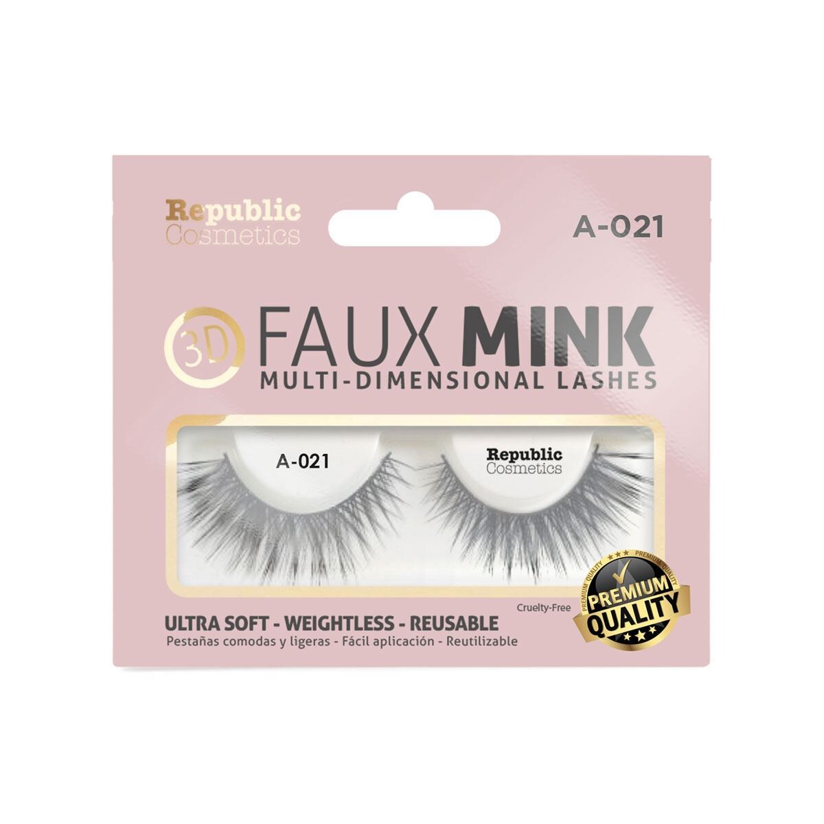 3D FAUX MINK one pair PFM-04