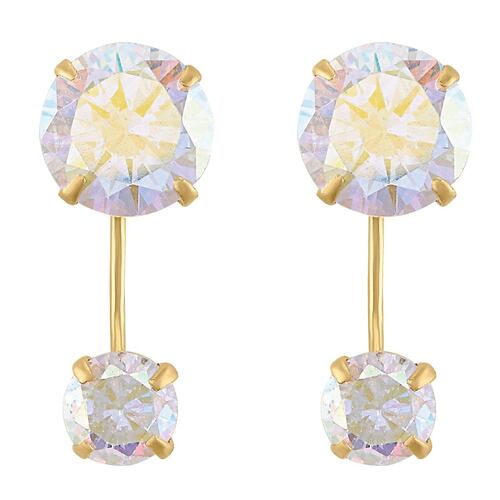 Broquel de Oro en 14K Curvo 6mm ABL Sabelli