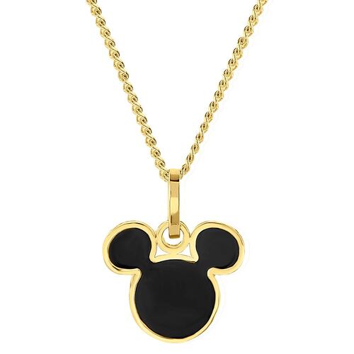 Collar Mickey esmaltado Oro 14K Disney