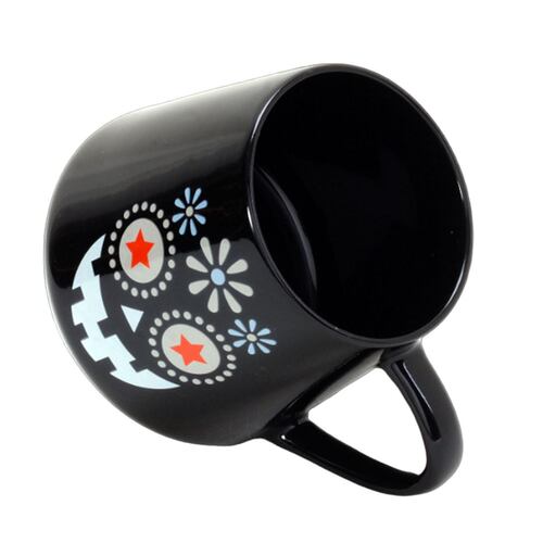 Taza de porcelana 400ml Crown Baccara Edición Halloween - Calaca Negra