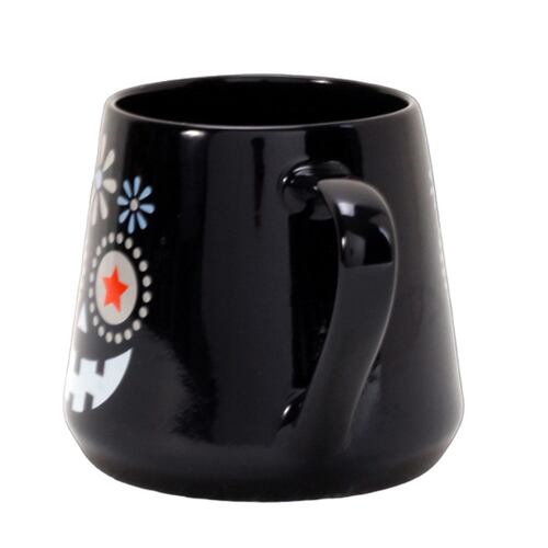 Taza de porcelana 400ml Crown Baccara Edición Halloween - Calaca Negra