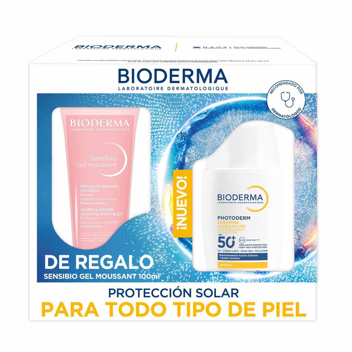 Bioderma Pack Photoderm XDefense Neutro 40ml + Sensibio Gel Moussant 100 ml